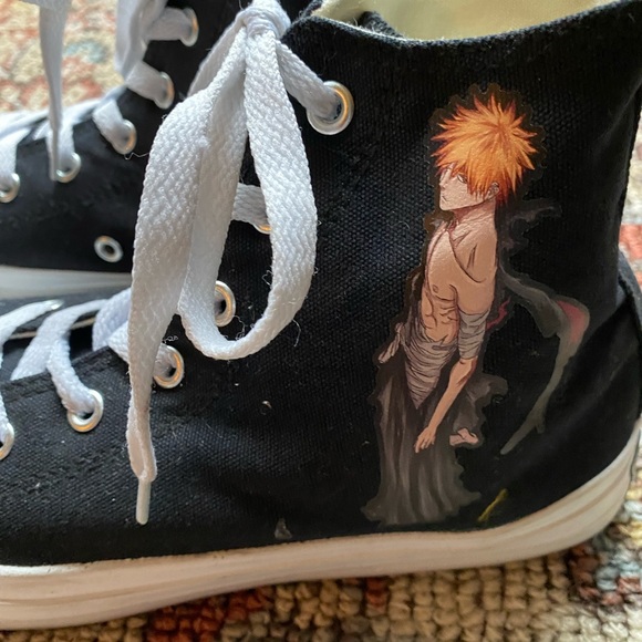 WEN | Shoes | Wen Ichigo Kurosaki High Top Tennis Shoes Ladies Size 85 ...